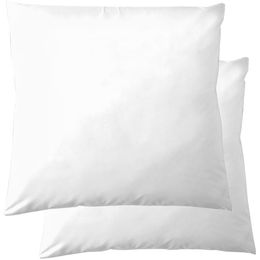 Kissenbezüge Cinderella "Premium Molton", weiß, B:80cm L:80cm, Flanell, Obermaterial: 100% Baumwolle, Kissenbezüge, Cinderella
