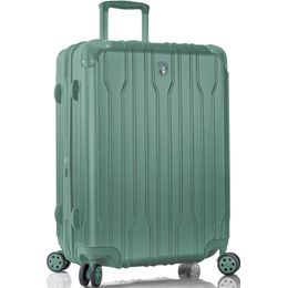 Hartschalen-Trolley Heys "Xtrak, in verschiedenen Farben und Größen", Gr. B/H/T: 45 x 66 x 30 77, grün (midnight grün), Polycarbonat-Verbundwerkstoff, festlich, Koffer, Heys x Joachim Llambi Handgepäck-Koffer TSA Schloss Volumenerweiterung