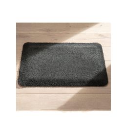Fußmatte, grau (anthrazit), B:55cm H:21mm L:78cm, Kunstfaser, Polyamid, Teppiche