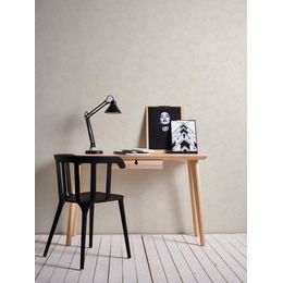 A.S. Cr&eacute;ation Vliestapete A.S. CR&Eacute;ATION "Casual Living einfarbige Tapete Unitapete Struktur-Optik Putzoptik", beige (creme,creme), B:0,53m H:0,02m L:10,05m, Vlies, Tapeten, Vliestapete Uni f&uuml;r Schlafzimmer K&uuml;che Wohnzimmer Uni Design modern