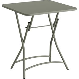 Klapptisch Essentials "Breeze Bistro", grün, B:60cm H:74cm T:60cm, Pulverbeschichteter Stahl, Tische, Metall, in verschiedenen Farben erhältlich