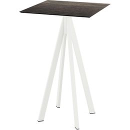 Klapptisch Essentials "Infinity", wei&szlig; (wei&szlig;, riverwashed wood, wei&szlig;), B:70cm H:109,2cm T:70cm, Stahl/HPL Tischplatte, Tische, Klapptisch, in verschiedenen Ausf&uuml;hrungen