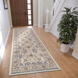 Teppich Hanse Home "Saraceni", beige (creme), B:80, Polypropylen (PP), Teppiche, Läufer, Orientalisch, Kurzflor, Wohnzimmer, Schlafzimmer, Esszimmer