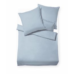 Bettwäsche Fleuresse "Lech 3089", blau (hellblau), B/L: 240cm x 220cm, 1 Stk., 2 Stk., Flanell, B/L: 80cm x 80cm & 80cm x 80cm, 3 Stk., Flanell, Obermaterial: 100% Baumwolle, Bettwäsche, Edelflanell, Baumwolle, in Gr. 135x200, 155x220, 200x200cm