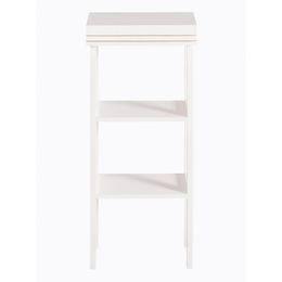 Badregal HEINE HOME, weiß, B:30cm H:68cm T:15cm, Holz, Regale