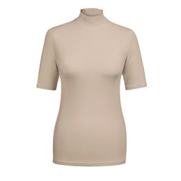 wäschepur Unterziehshirt WÄSCHEPUR, Damen, Gr. 38, beige (sand), 95% Modal, 5% Elasthan, Turtleneck, Unterhemden