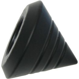 Gardinenstangen-Endst&uuml;ck Gardinia "Memphis", schwarz (schwarz, matt), L:2,8cm, Gardinenstangenendst&uuml;cke, Gardinenstangen-Endst&uuml;ck, Serie Einzelprogramm Memphis &Oslash; 16 mm