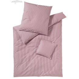 Bettwäsche Elegante "Classico", rot, B/L: 155cm x 220cm, 1 Stk., 1 Stk., Perkal, B/L: 80cm x 80cm, 2 Stk., Perkal, Obermaterial: 100% Baumwolle, Bettwäsche, angenehmes Hautgefühl