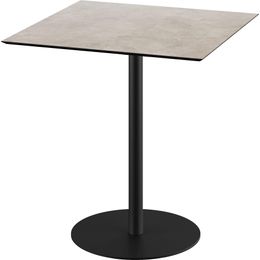 Klapptisch Essentials "Urban", schwarz (schwarz, moonstone, schwarz), B:70cm H:73,2cm T:70cm, Pulverbeschichteter Stahl, Tische, Klapptisch, in verschiedenen Ausf&uuml;hrungen