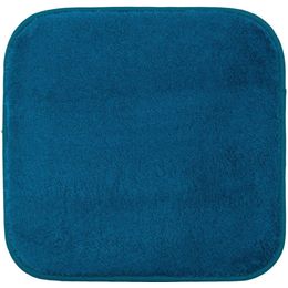 Gözze Badematte GÖZZE "Rio Premium", blau (petrol), H:18mm, Polyester, Badematten, Badteppich, Uni Farben, waschbar, rechteckig & rund erhältlich