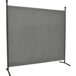 Stellwand, grau, B:178cm H:178cm, Obermaterial: 70% Polyethylen, 30% PVC, Angerer FREIZEITMÖBEL, Stellwände, (B/H): ca. 178x178 cm