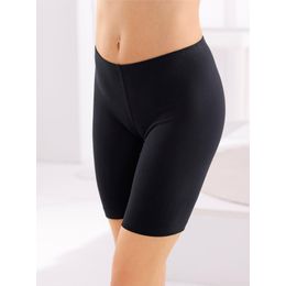 wäschepur Lange Unterhose WÄSCHEPUR, Damen, Gr. 40/42, schwarz, 48% Baumwolle, 46% Polyester, 6% Elasthan, Unterhosen