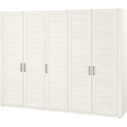 Kleiderschrank "York Schlafen", pino aurelio, B:265cm T:60cm, Spanplatte, SET ONE BY Musterring, Schränke, mit Holztüren, zwei Farben,verschiedene Breiten, Höhe 207 x T 60 cm