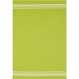 Geschirrtuch stuco "Waffel, farbig", grün (hellgrün, weiß), B:50cm L:70cm, 100% Baumwolle, Geschirrtücher