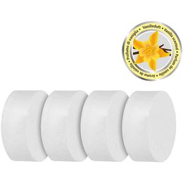 Raumentfeuchter-Nachfüllpack Wenko "Modell Prisma mit Vanilleduft", weiß, H:4cm Ø:10cm, Klimageräte-Nachfüllpacks, reduziert Luftfeuchtigkeit ohne Strom, für Räume bis 40 m³