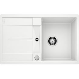 Granitspüle Blanco "METRA 45 S-F", weiß, B:49 H:19 T:77, Verbundwerkstoff, Küchenspülen, erhältlich in mehreren Farben