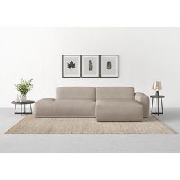 Trendmanufaktur "Braga, mit hochwertigem Kaltschaum, L-Form, in Cord erh&auml;ltlich" modernes Sofa, Couch mit hohem Sitzkomfort, 275/72/160 cm (B/H/T)