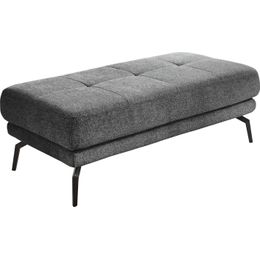 Hocker DIE PLANBAR "MP-IN20126", grau (anthrazit), B:132cm H:45cm T:68cm, 100% Polyester, Hocker, Sitzhocker, in Bezug Mircrofaser