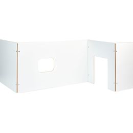 Raumteiler Tojo "kids Wand", weiß, MDF, Regale, Spielwand für individuelle Spielwelten, Höhe 70 cm