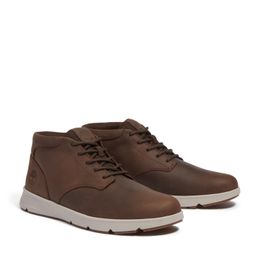 Schnürboots Timberland "PARKER STREETMID LACE UP SNEAKER", Gr. 44, schwarz braun full grain, Leder, Sportlich, Schuhe, Winterstiefel, Schnürstiefel, Winterschuhe