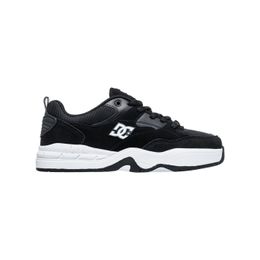 Sneaker DC Shoes "DC Ascend", Herren, Gr. 10,5 (44), schwarz-wei&szlig; (schwarz, wei&szlig;), Obermaterial:Obermaterial: Leder (Kuh) / Futter: Textil / Au&szlig;ensohle: Gummi;, Schuhe Sneaker