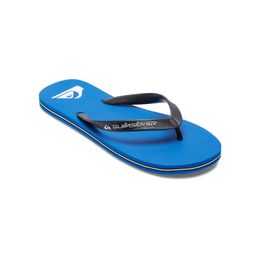 Sandale Quiksilver "Molokai Core", Herren, Gr. 12(45), blau (blau 1), Obermaterial: Synthetikmaterial / Au&szlig;ensohle: Moosgummi, Schuhe Sandale