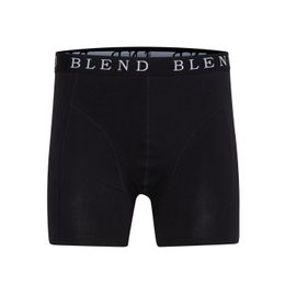 Trunk Blend "Underwear 2 Pack", Herren, Gr. L, schwarz, Jersey, Obermaterial: 95% Baumwolle, 5% Elasthan, unifarben, körpernah, Unterhosen