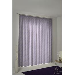 Vorhang Adam "Vorhang Argentinian Criolla Light aus 100% Bio-Baumwolle, Kräuselband" Gr. 1, lila (lavendel), B:145cm H:145cm, Jacquard, Baumwolle (Bio-Baumwolle), Gardinen, Vorhang Argentinian Criolla Light aus Bio-Baumwolle Made in Germany