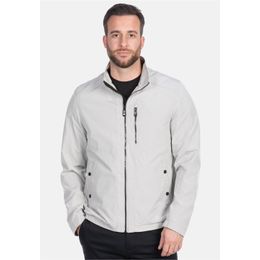 Outdoorjacke NEW CANADIAN "shape memory", Herren, Gr. 52, beige, 100% Polyester, unifarben, kurz, hoch geschlossener Ausschnitt, Jacken Outdoorjacke, mit Netzfutter