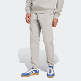 Sporthose adidas originals "ESS PT", Herren, Gr. XXL, N-Gr, grau (medium grau heather, weiß), Obermaterial: 70% Baumwolle, 30% Polyester, Hosen Sporthose, Adidas Essentials Jogginghose