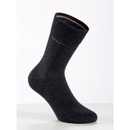 Socken Camano, Damen, Gr. 2/39, schwarz, 80% Baumwolle, 17% Polyamid, 3% Elasthan, Socken Socken