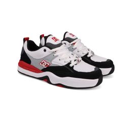 Sneaker DC Shoes "DC Ascend", Herren, Gr. 10,5 (44), schwarz (schwarz, grau, wei&szlig;), Obermaterial:Obermaterial: Leder (Kuh) / Futter: Textil / Au&szlig;ensohle: Gummi;, Schuhe Sneaker