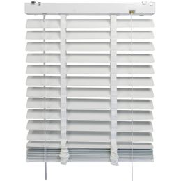 Jalousie Liedeco "Aluminiumjalousie" Gr. 1, weiß, B:60cm H:175cm, Jalousien, mit 50 mm Lamellen