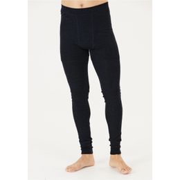 Thermohose WHISTLER "Cerro", Kinder, Gr. 4XL, US-Größen, blau, meliert, 85% Wolle, 15% Lyocell, unifarben, lang, Hosen, aus hochwertiger Merinowolle und Lyocell