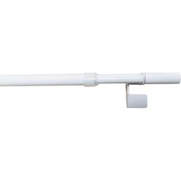 Scheibenstange Indeko "Fine" Gr. 1, wei&szlig;, &Oslash;:10mm, Aluminium, Gardinenstangen, stufenlos verstellbare Klemmstange