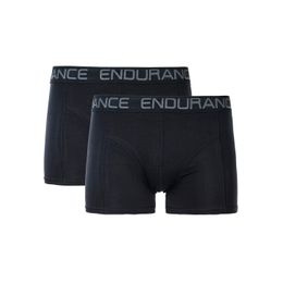 Boxershorts Endurance "Brighton", Herren, Gr. L, schwarz, 95% Viskose, 5% Elasthan, unifarben, Unterhosen, aus atmungsaktivem Material