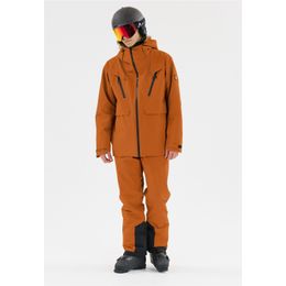 Skijacke WHISTLER "Palmdale", Herren, Gr. 4XL, braun, 100% Polyester, unifarben, normal, ohne Ausschnitt, Jacken, Mit warmem Futter und wasserfesten Eigenschaften