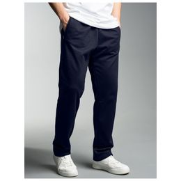 Sweathose TRIGEMA "TRIGEMA Freizeithose aus Sweat-Qualit&auml;t", Herren, Gr. XL, US-Gr&ouml;&szlig;en, blau (navy), 70% Baumwolle, 30% Polyester, Hosen Sweathose