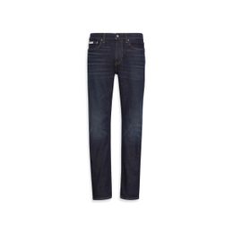 Slim-fit-Jeans Calvin Klein Jeans "SLIM TAPER JEANS", Herren, Gr. 36, Länge 32, sapphire tango, Denim/Jeans, Obermaterial: 98% Baumwolle, 2% Elasthan, unifarben, Casual, slim fit lang, Jeans, Slim fit