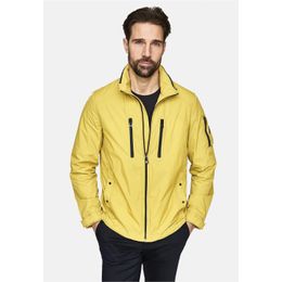 Outdoorjacke NEW CANADIAN, Herren, Gr. 54, gelb, 100% Polyamid, unifarben, kurz, hoch geschlossener Ausschnitt, Jacken Outdoorjacke, mit locker-leichtem Stoff
