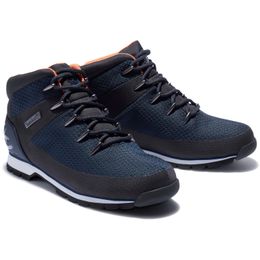 Schnürboots Timberland "Euro Sprint Fabric WP", Gr. 41,5, blau (navy), Textil, Sportlich, Schuhe, Winterstiefel, Schnürstiefel, Winterschuhe, wasserdicht