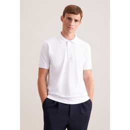 Poloshirt Seidensticker "Regular", Herren, Gr. XXL, wei&szlig;, 100% Baumwolle, unifarben, regular fit, Shirts, Polo Uni