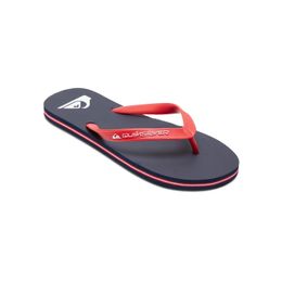 Sandale Quiksilver "Molokai Core", Herren, Gr. 13(46), rot (rot 1), Obermaterial: Synthetikmaterial / Au&szlig;ensohle: Moosgummi, Schuhe Sandale