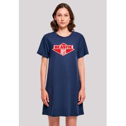 Shirtkleid F4NT4STIC "The Beastie Boys", Damen, Gr. XL, blau (lightnavy), Obermaterial: 100% Baumwolle, regular fit, Rundhals, ohne Bündchen, Kleider Shirtkleid, Premium Qualität