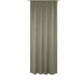 Vorhang WIRTH "Umea" Gr. 2, grau (dunkelgrau), B:132cm H:175cm, Jacquard, Polyester, Gardinen