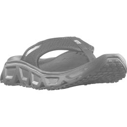 Zehentrenner Salomon "REELAX BREAK 6.0", Gr. 48, schwarz, Textil, unifarben, Schuhe Badeschuh Zehentrenner, Erholungsschuhe