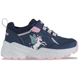 Sneaker Lotto, Kinder, Gr. 26, navy, rosé, Synthetik, Textil, mehrfarbig, Schuhe, - mit Leuchtelementen