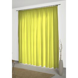 Vorhang WIRTH "NEUFAHRN" Gr. 1, gr&uuml;n (limone), B:135cm H:145cm, Jacquard, Polyacryl, Polyester, Gardinen