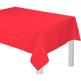 Tischdecke WIRTH "LANGWASSER" Gr. 4, rot, B:130cm L:190cm, Kunstfaser, Tischdecken
