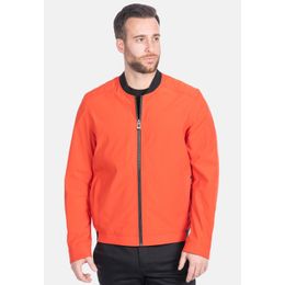 Outdoorjacke NEW CANADIAN "Cotton-Touch Lumber", Herren, Gr. 54, orange, 100% Polyester, unifarben, kurz, hoch geschlossener Ausschnitt, Jacken Outdoorjacke, mit bequemem Netzfutter